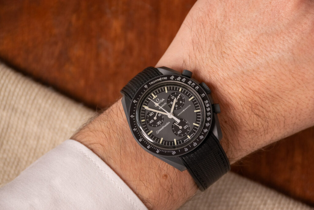 Black Tailor Speedmaster Moonwatch Strap - The Strap Brothers