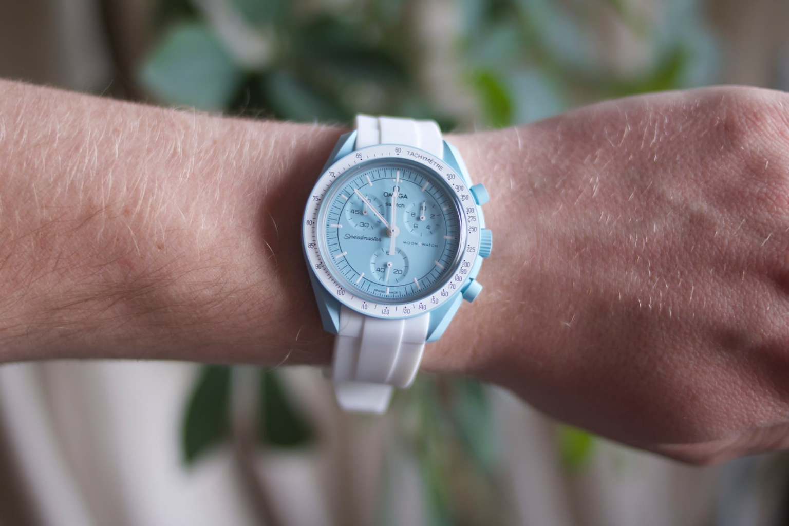 White Omega x Swatch MoonSwatch Strap - The Strap Brothers
