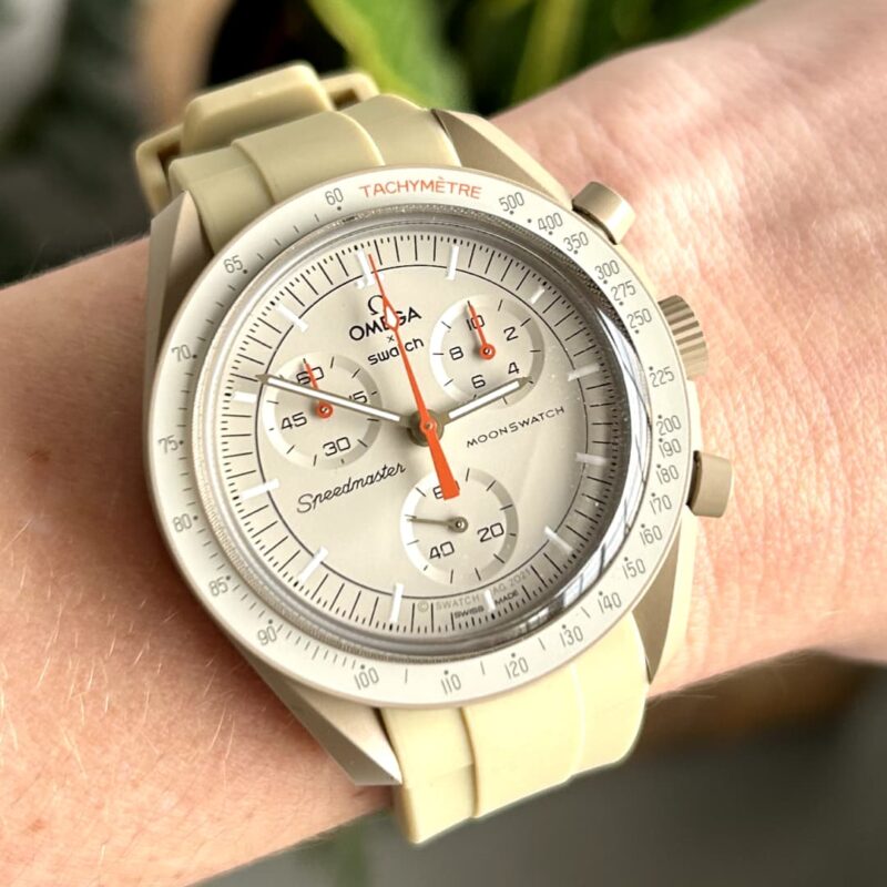 Beige Omega x Swatch MoonSwatch Strap - The Strap Brothers