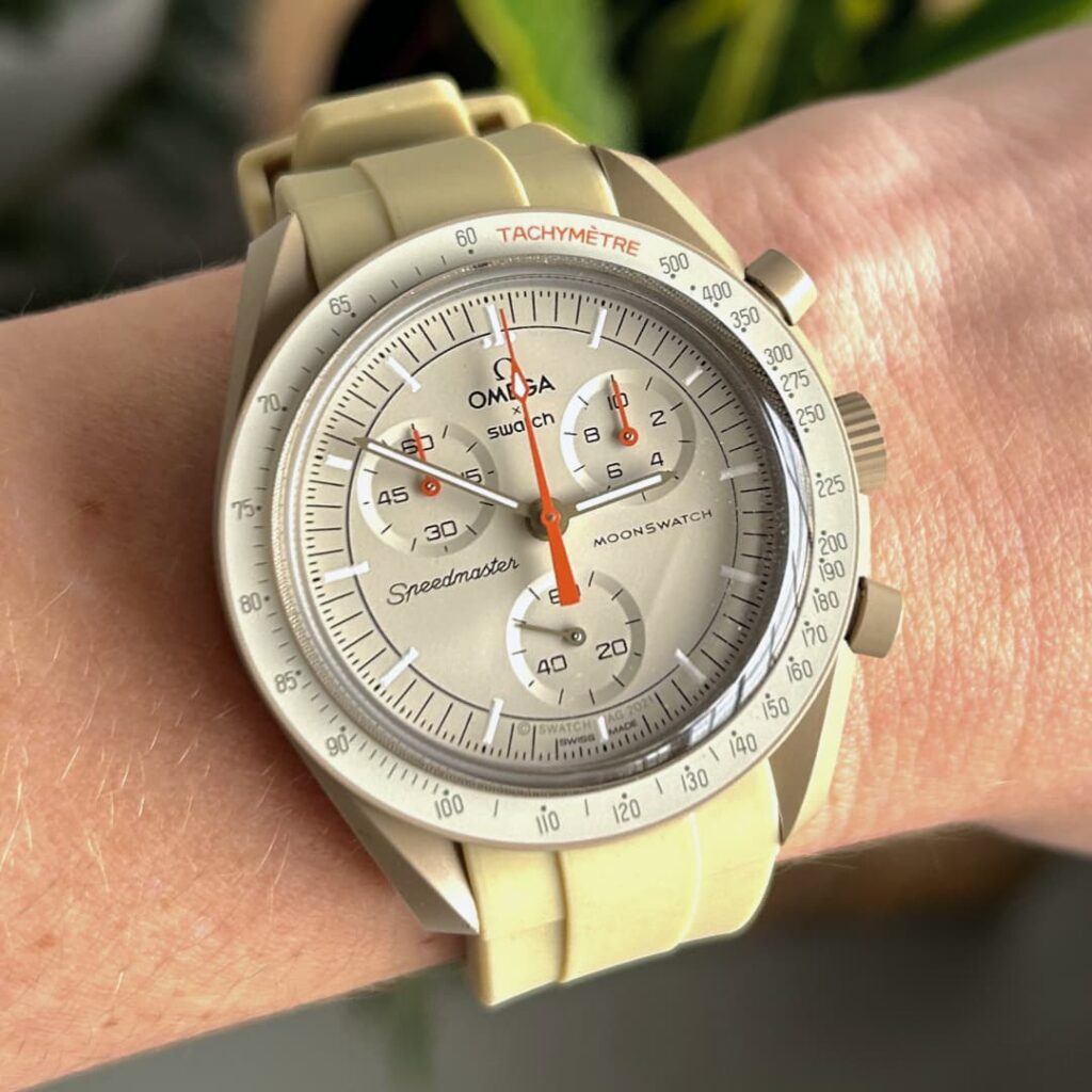 Beige Omega x Swatch MoonSwatch Strap - The Strap Brothers